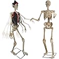 Amazon.com: Jenaai IR Sensor Activated 5.3 Ft Halloween Skeleton ...