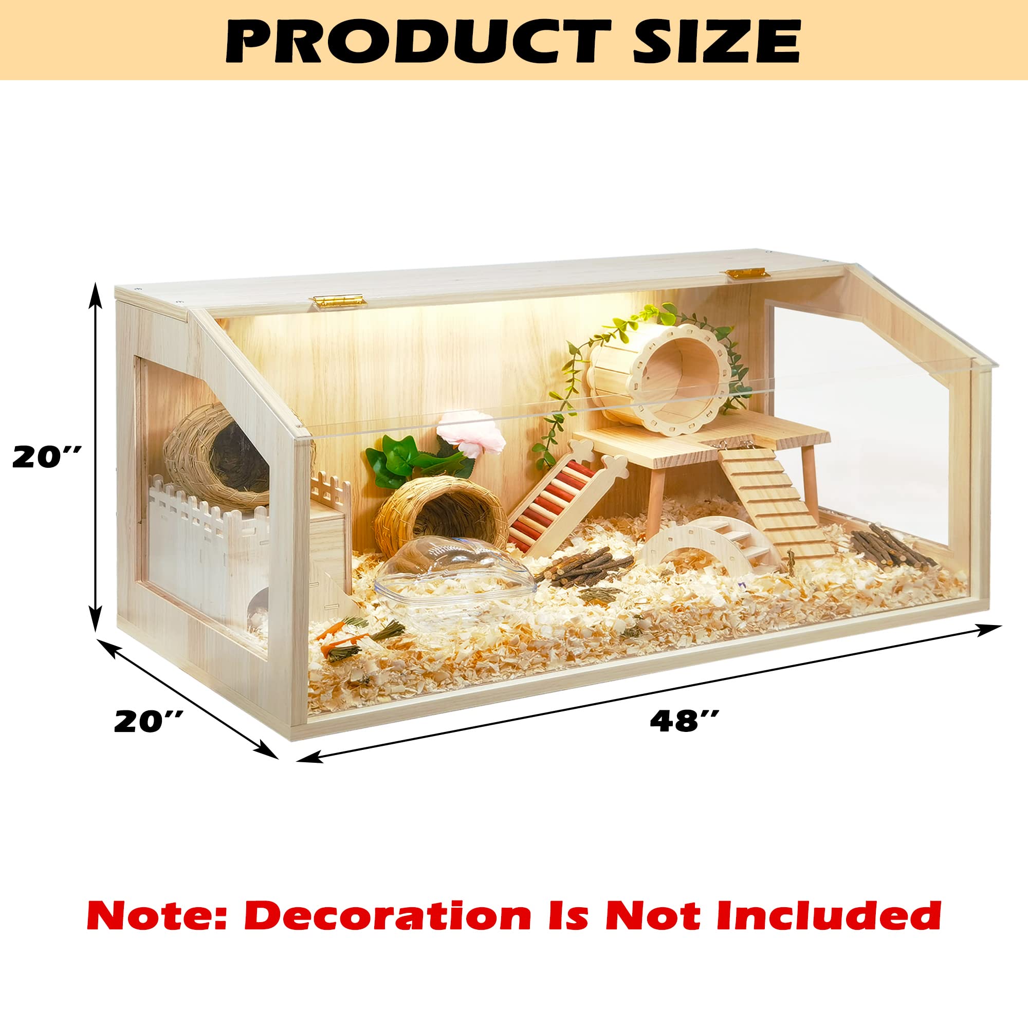 Mua Prolee Hamster Cage Chewproof, Large Hamster Cages and Habitats ...