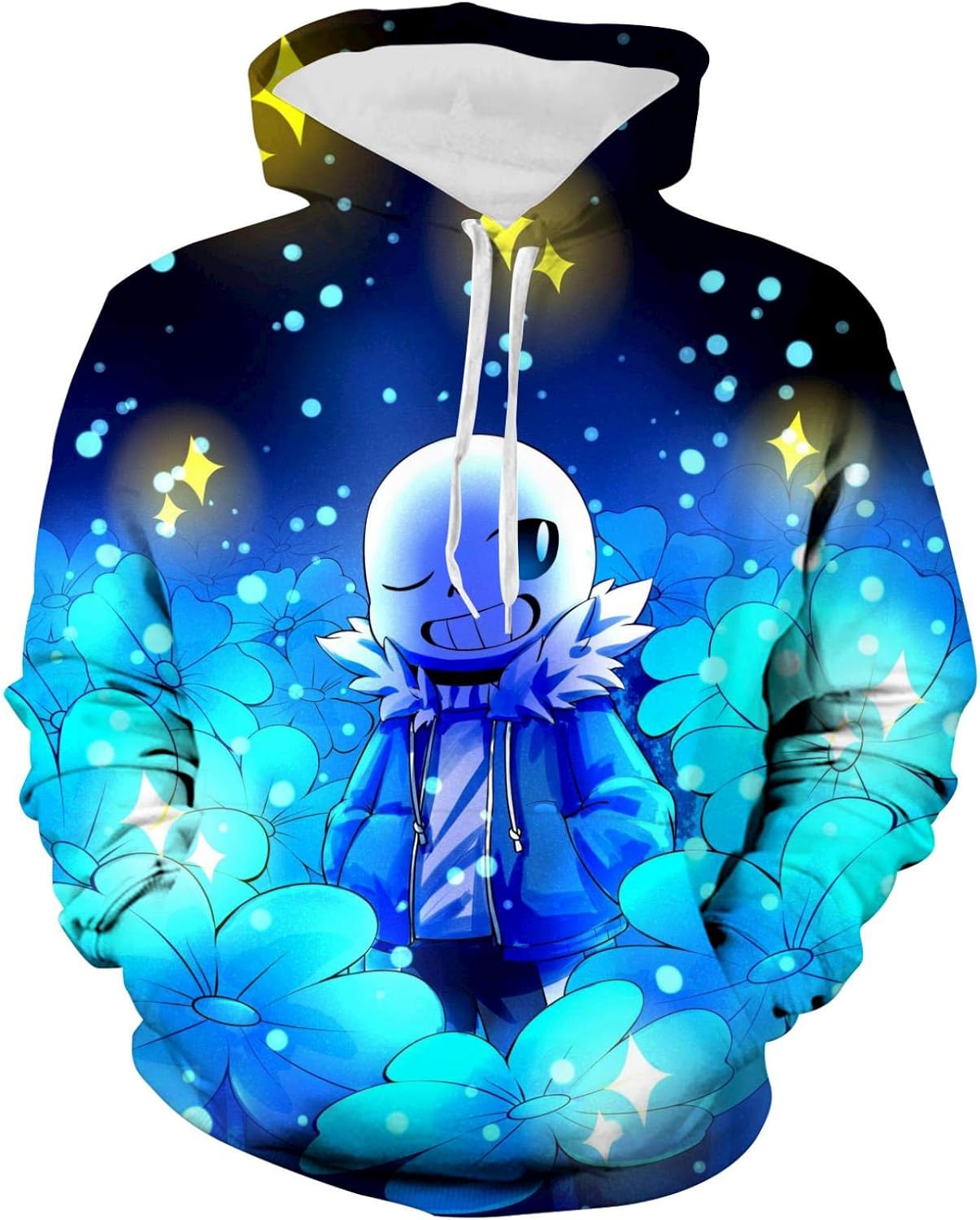 Womens Hoodies Un-dertale Sans Hoodie for Women 3D Print Sweatshirts ...