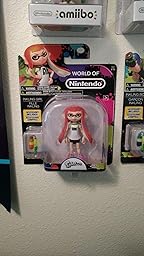 Amazon.com: World of Nintendo Inkling Girl with Blaster Action Figure ...