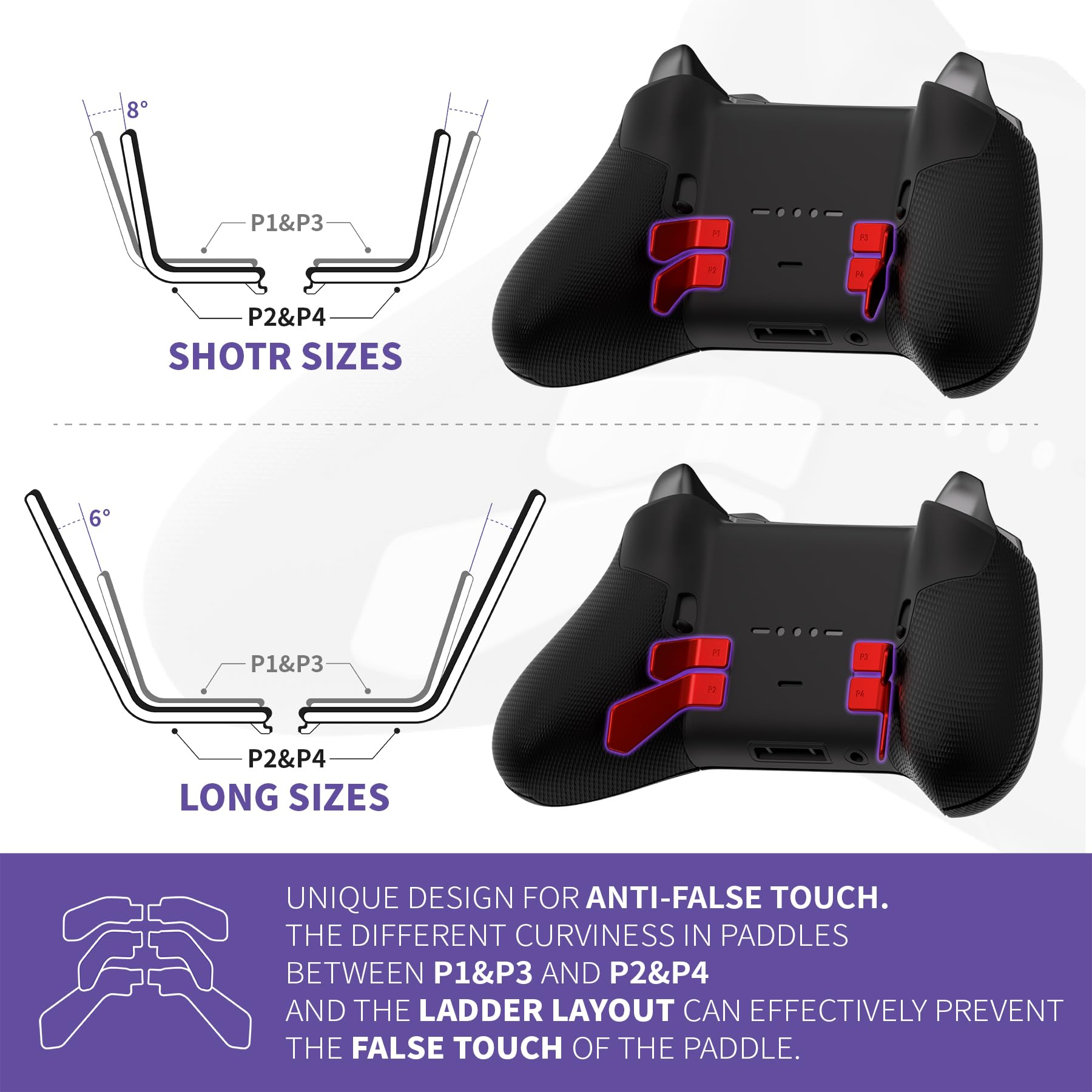 Mua eXtremeRate Swift Paddle for Xbox Elite 1/2 Controller, 6 in 1 ...
