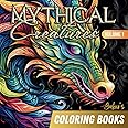 Amazon.com: Coloring Book for Adults: Mythical Creatures Volume 1 ...