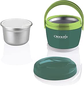 Amazon.com: Crock-Pot Lunch Crock Food Warmer, 20 ounce, Green: Mini ...