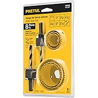 Pretul KIT-14P, Juego de brocasierras de acero al carbono, 15 pzas ...