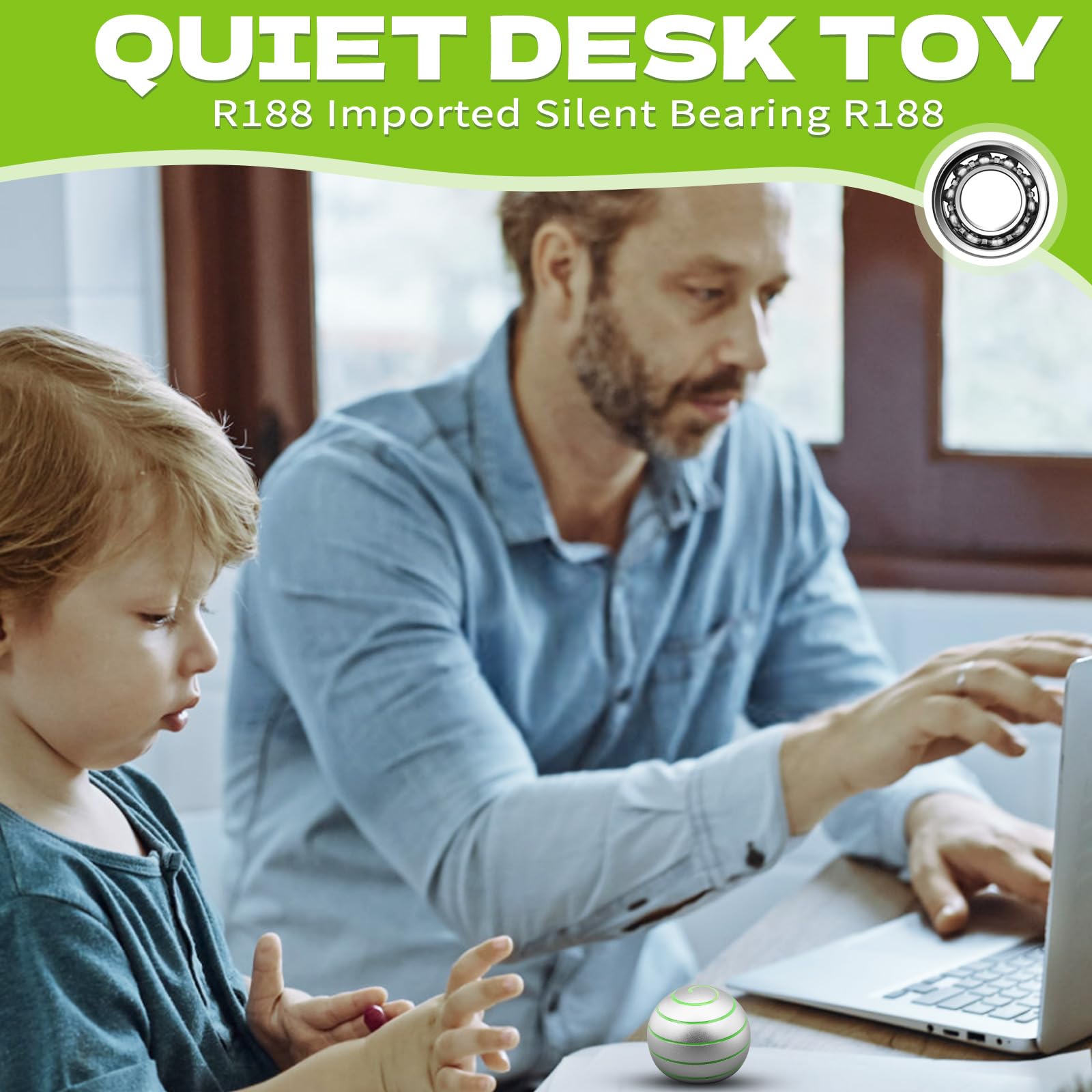 Mua Kinetic Desk Spinning Toy, Full Body Optical Illusion Fidget ...