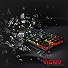 Redragon K561 VISNU Mechanical Gaming Keyboard, Anti-ghosting 87 Keys, RGB Backlit, Wired ...
