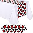Amazon.com: Peryiter 6 Pcs Plastic Casino Poker Table Runners 14 x 108 ...