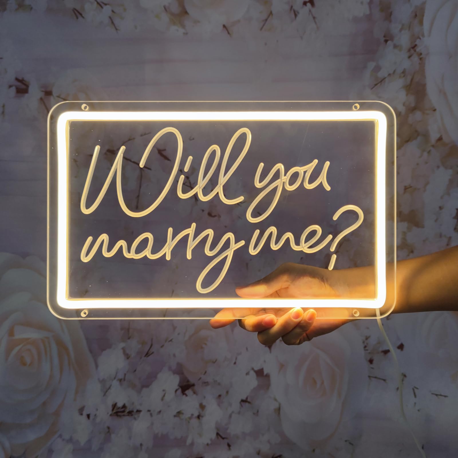 Will You Marry Me Neon Signs Decorations for Wall Decor, Marry Me Led ...