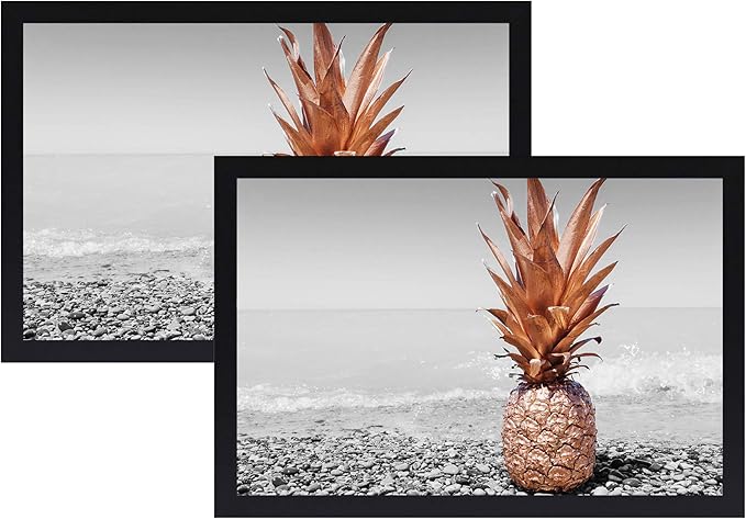 Amazon.com: Frametory, 12X18 Black Poster Frame - Set of 2, Designed to ...