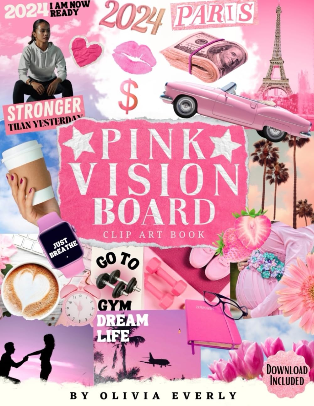 Mua Pink Vision Board Clip Art Book: Pink Power for Your Dreams, An ...