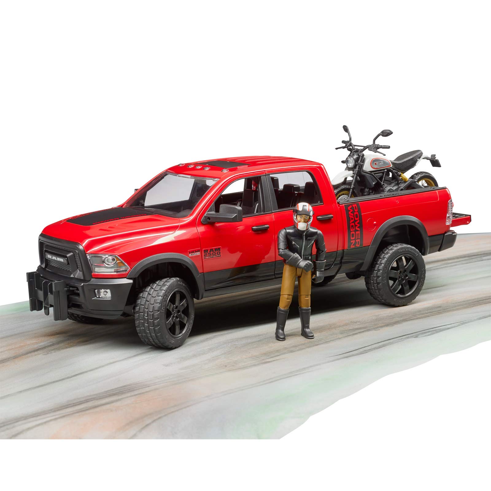 Mua Ram 2502 Power Wagon with Ducati Scrambler Desert Sled and Driver ...