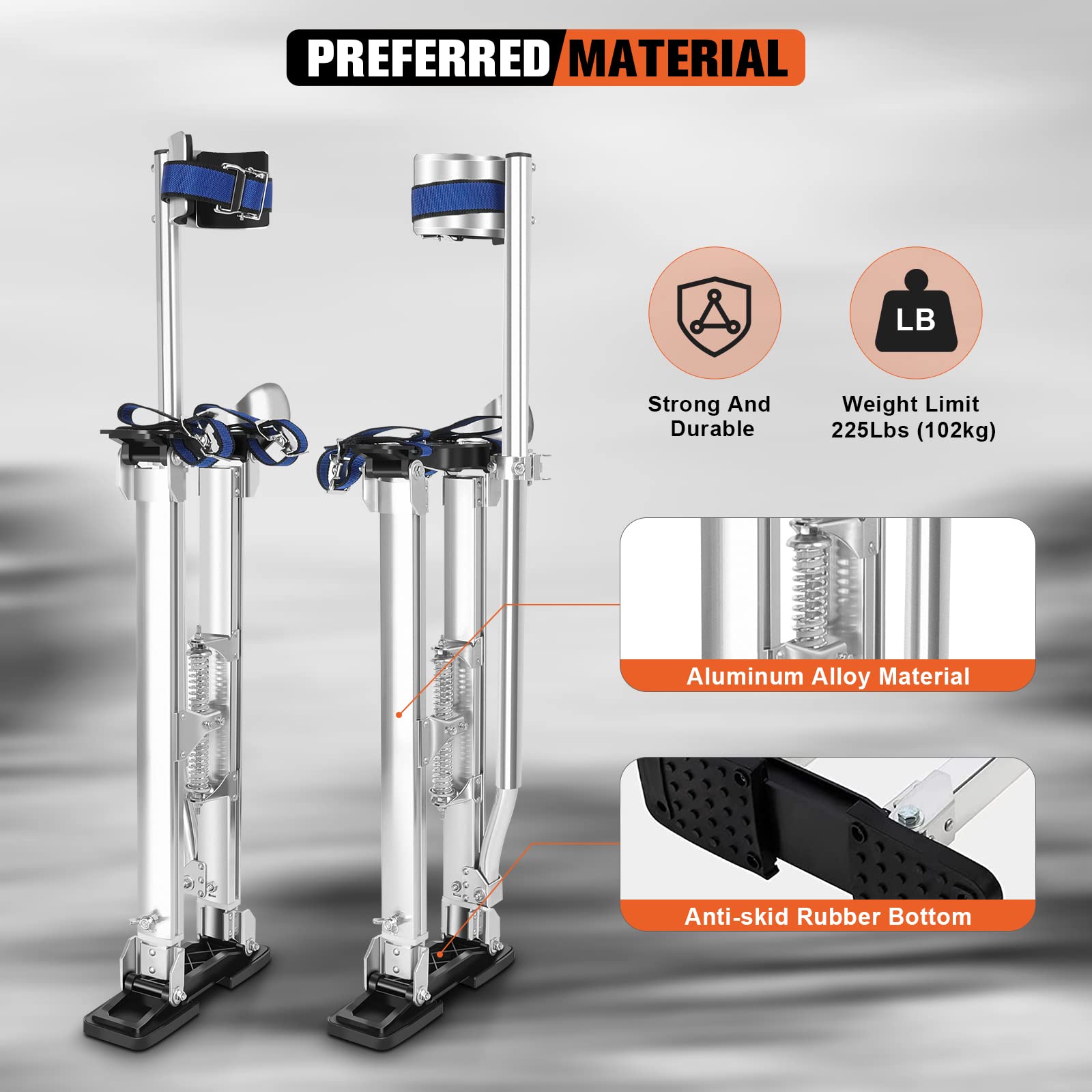 Mua Olenyer 24" - 40" Drywall Stilts for Adults Height Adjustable ...