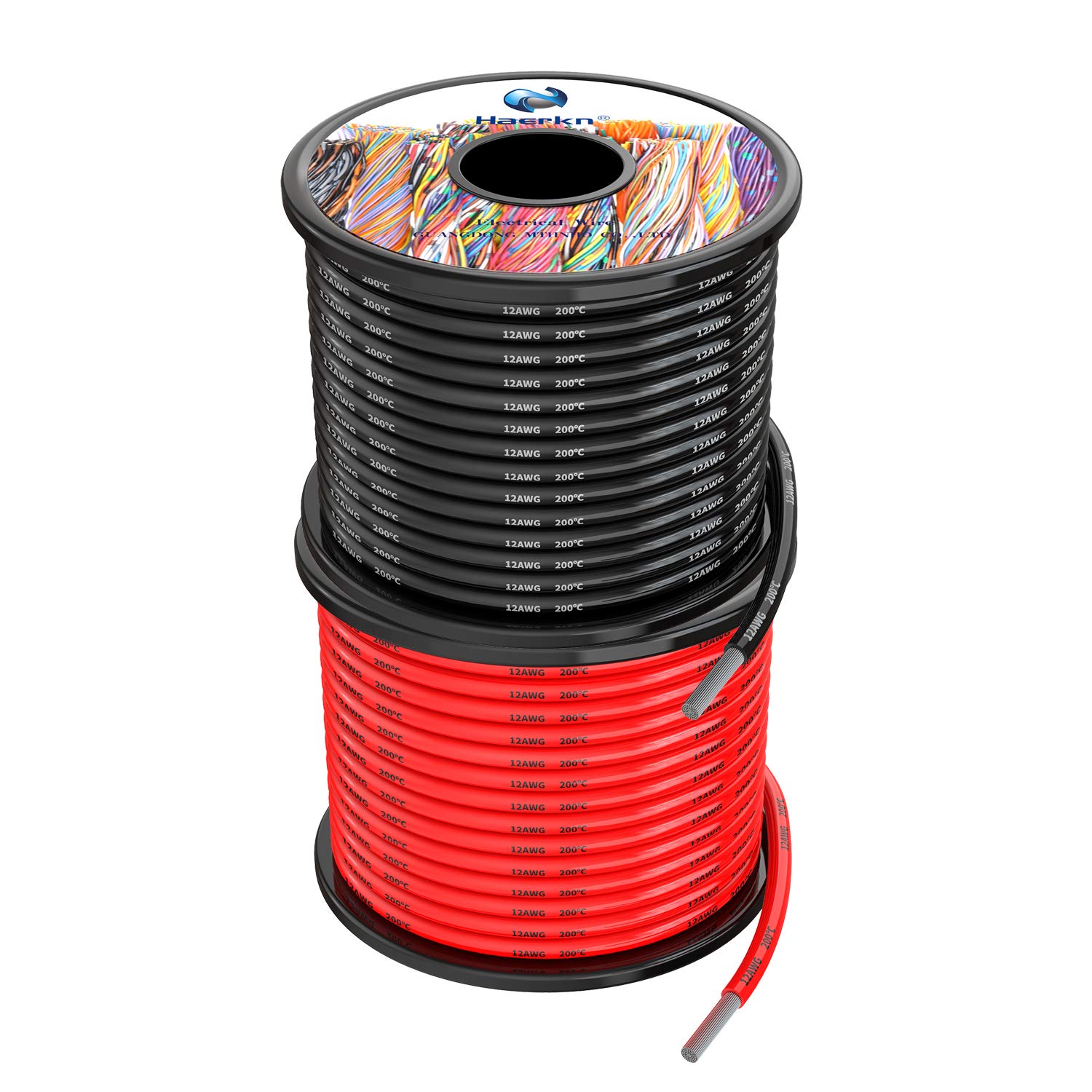 Mua 12 awg 3.3mm² Silicone Electrical Wire Cables 60 Feet [30ft Black ...