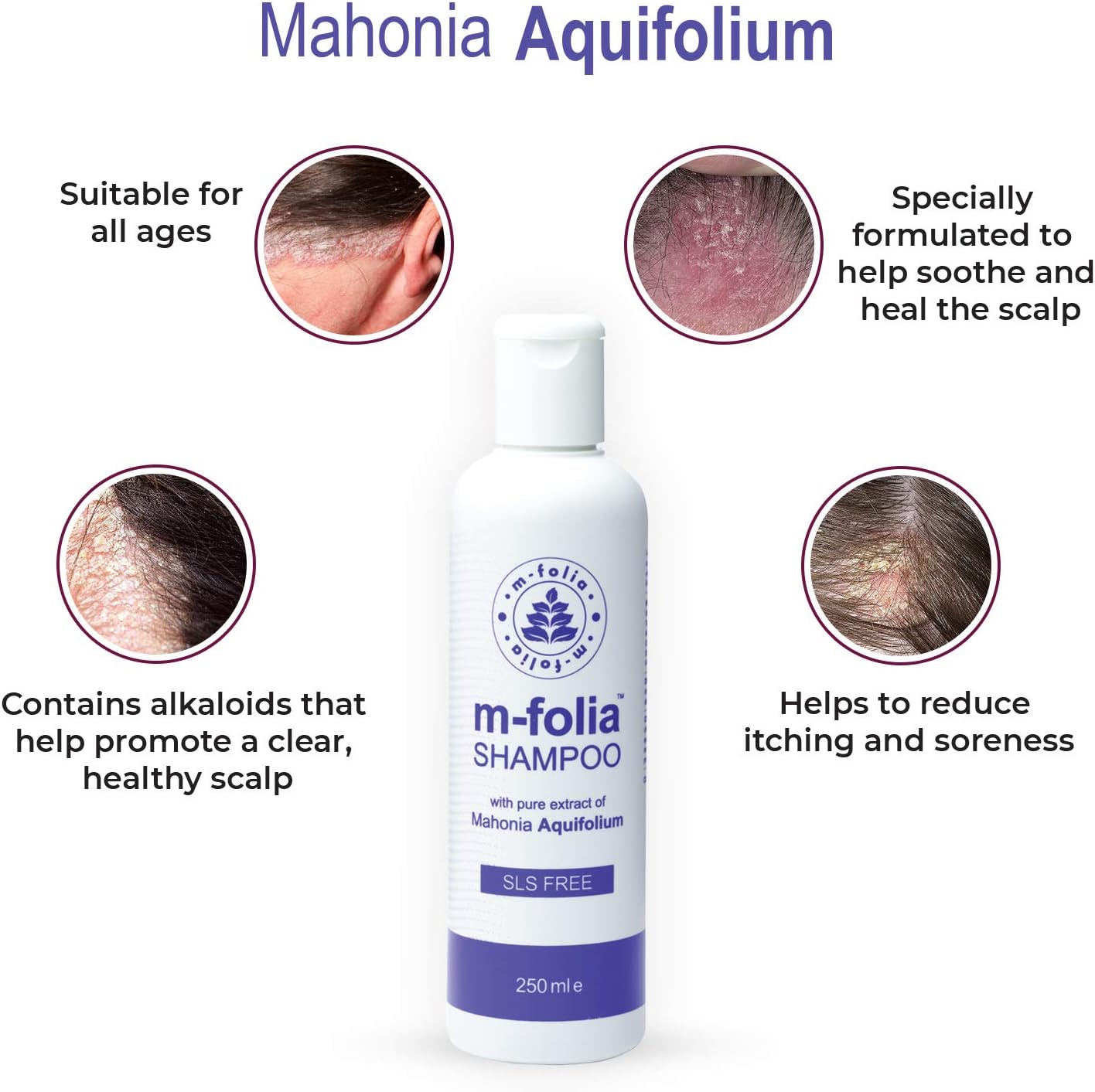 M-FOLIA Psoriasis Shampoo Multipack. 3 x 250ml pack saving up to 20%. M ...