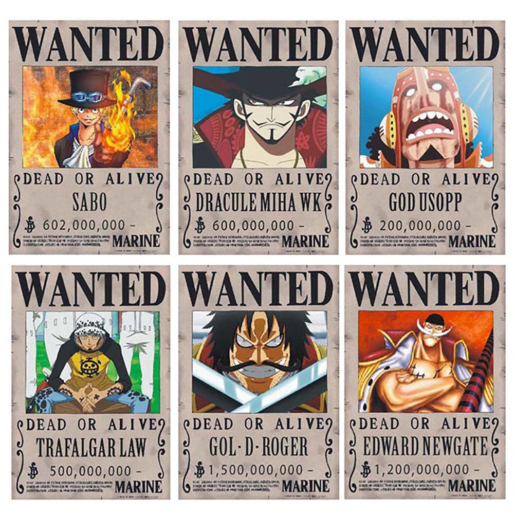 Mua Ghzste One Piece Wanted Poster, One Piece Collage Kit, Japanese ...