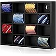 Amazon.com: Wesiti Tie Box Organizer Wall Mounted Tie Rack with 16 ...