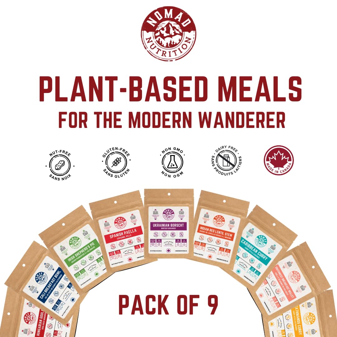 Mua Nomad Nutrition Sampler Pack | 9 Freeze-Dried Meals: Hungarian ...