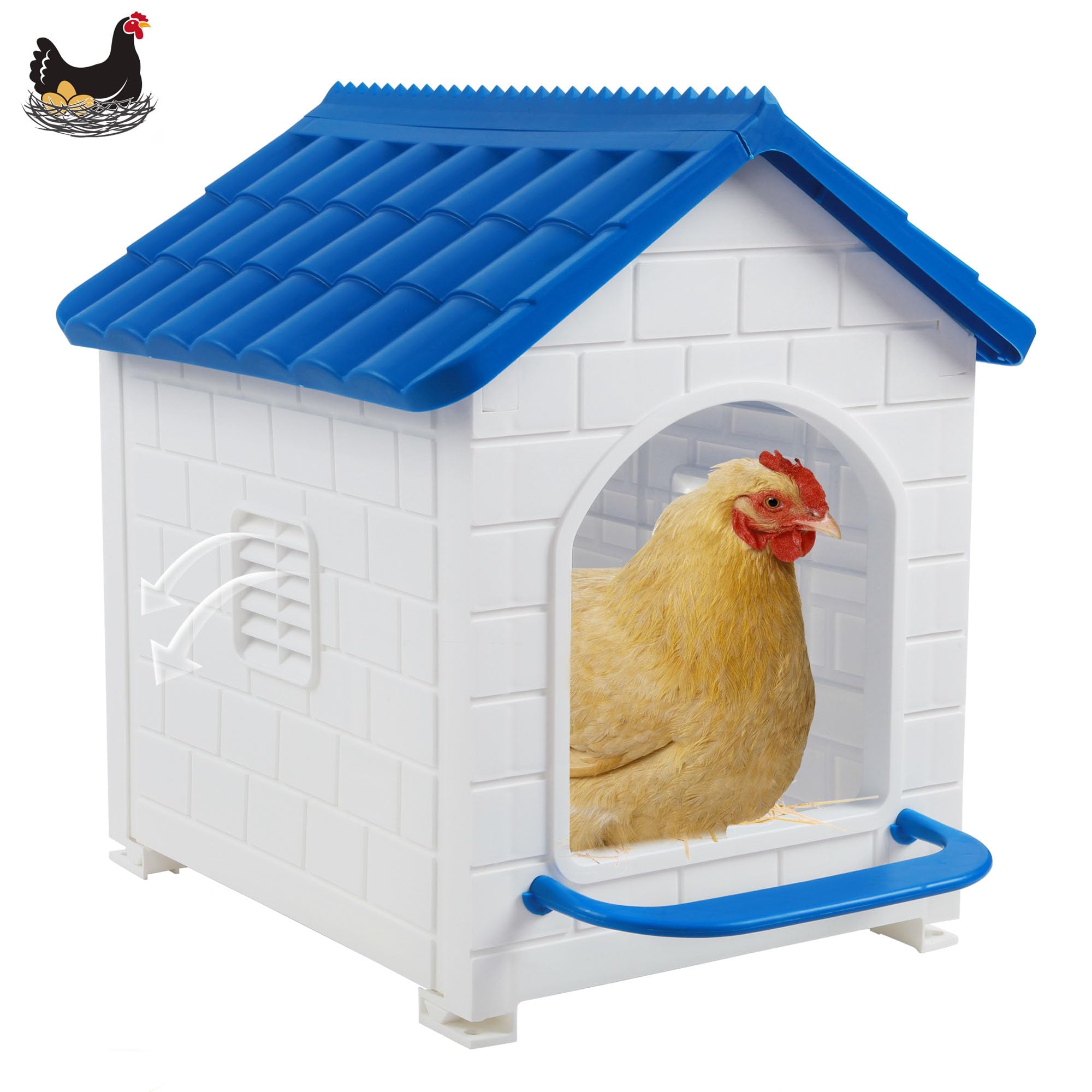 CSQOO Chicken Nesting Box, Waterproof Hens Nesting Boxes with Chicken ...
