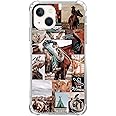 Amazon.com: Eurdosmk Cowboy Cowgirl Riding Horse Case Compatible with iPhone 14, Hippie ...