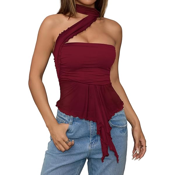 Red Strapless Top Outfit