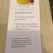 Amazon.com: Intex - Floating Hoops 3, Incl Inflatable Pool Hoop and ...