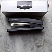 AmazonBasics Stapler with 1000 Staples - Black: Amazon.in: Office Products