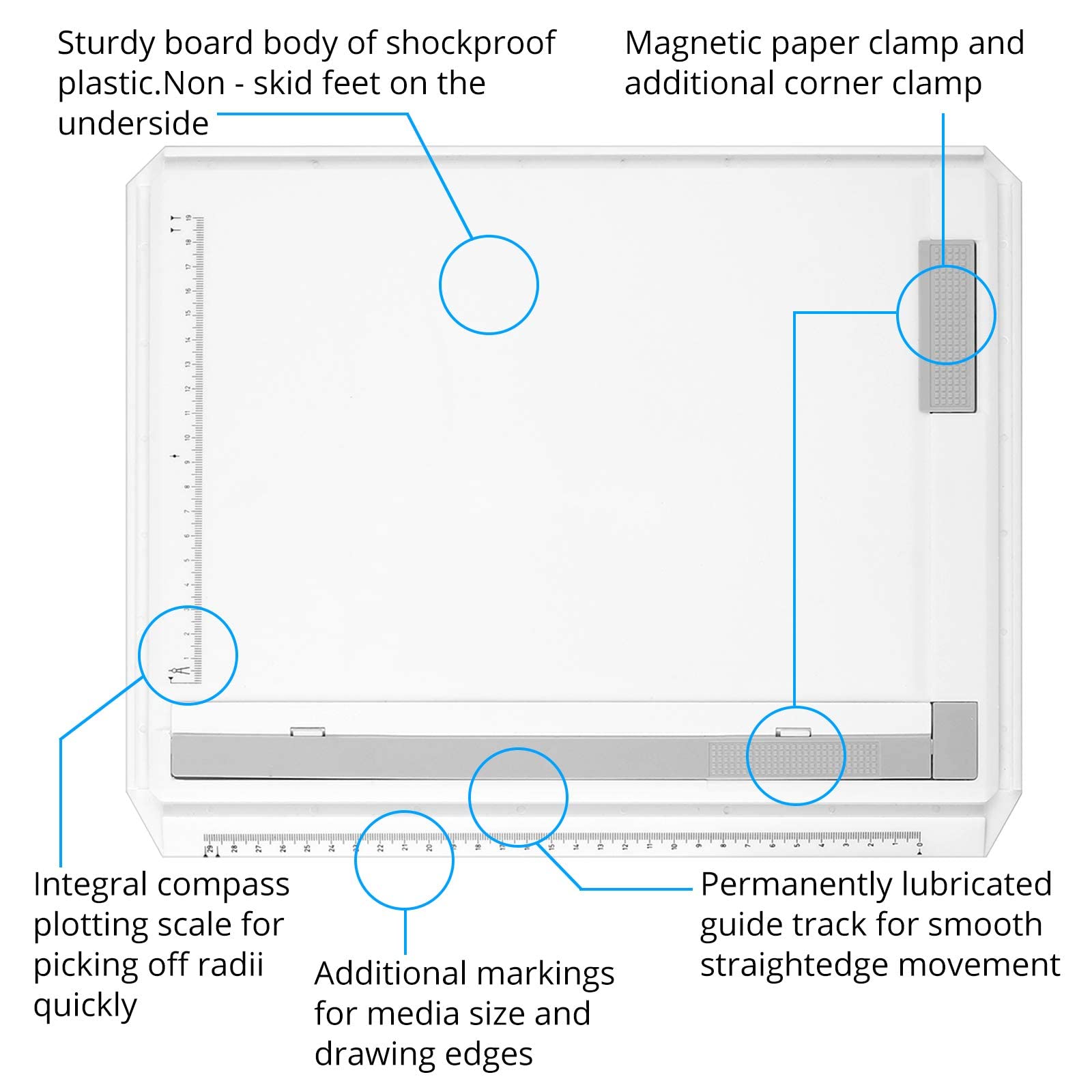 Mua eSynic A4 Drawing Board Set A4 Multifunction Drafting Table ...
