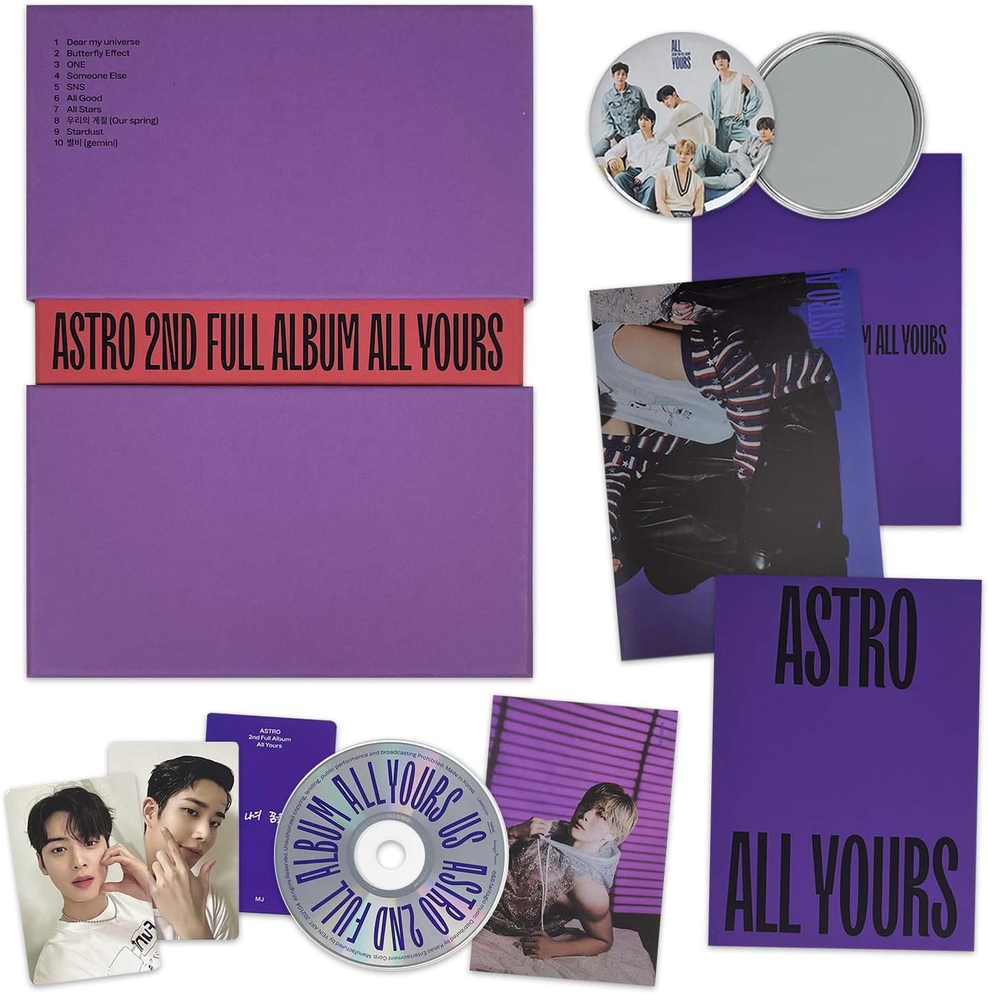 ASTRO 2ND FULL ALBUM - ALL YOURS [ US Ver. ] CD + Photobook + Digipak ...