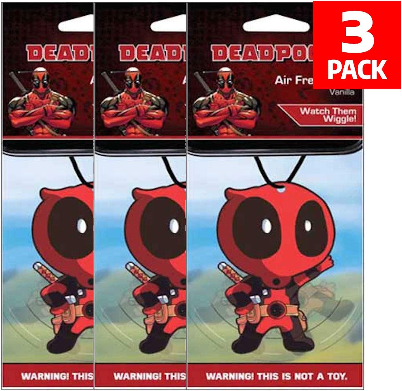 Amazon.com: Plasticolor Marvel Deadpool Car Accessories - Deadpool Air ...