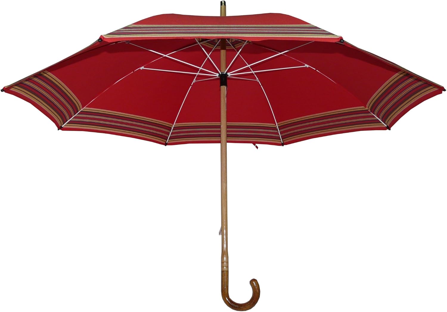 Art 0133 ombrello artigianale, tessuto cotone extra, telaio legno, cm ...