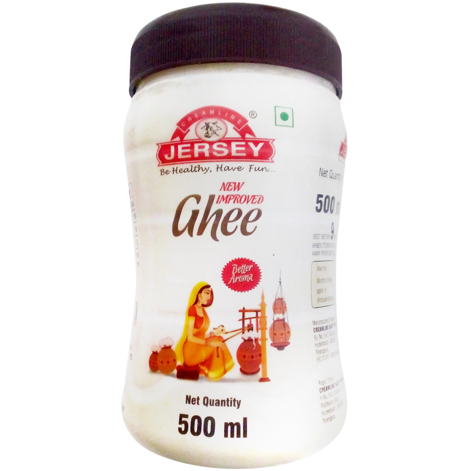 Jersey Ghee - Better Aroma, 500ml Bottle: Amazon.in: Grocery & Gourmet ...