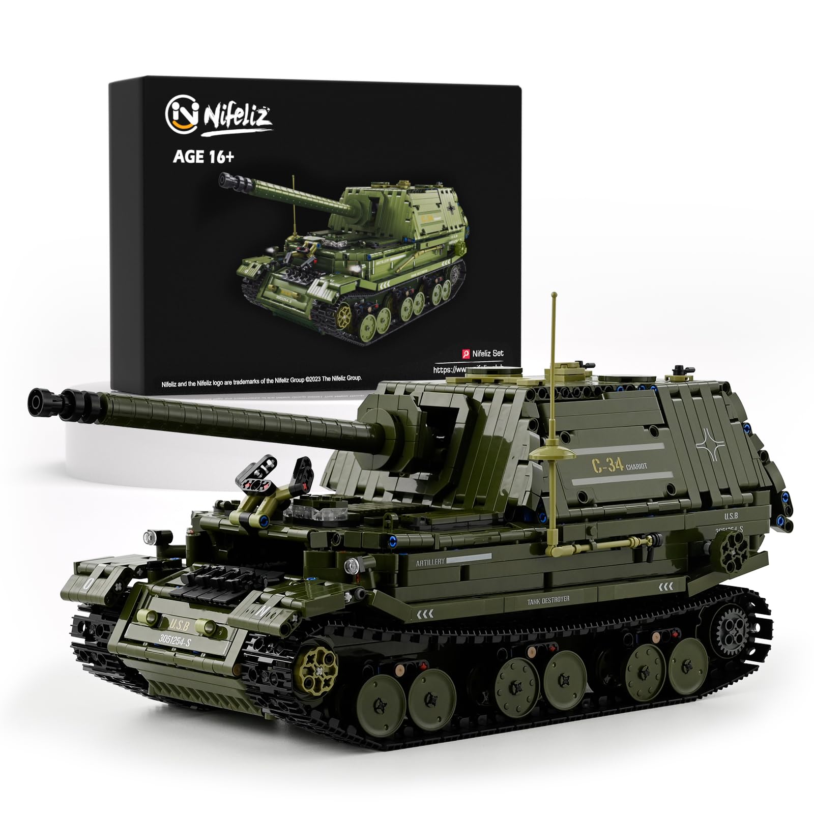 Mua Nifeliz Ferdinand Tank Destroyer, WW2 Main Battle Truck Building ...
