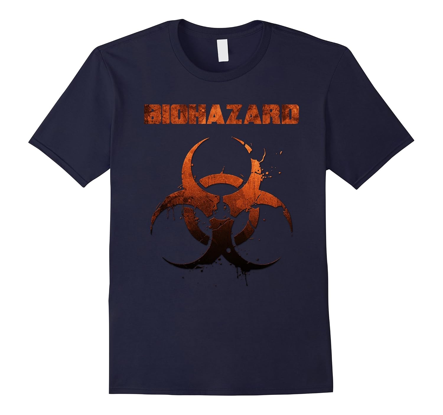 Cool Grunge Style Unicode Biohazard Symbol T-shirt-4LVS – 4loveshirt