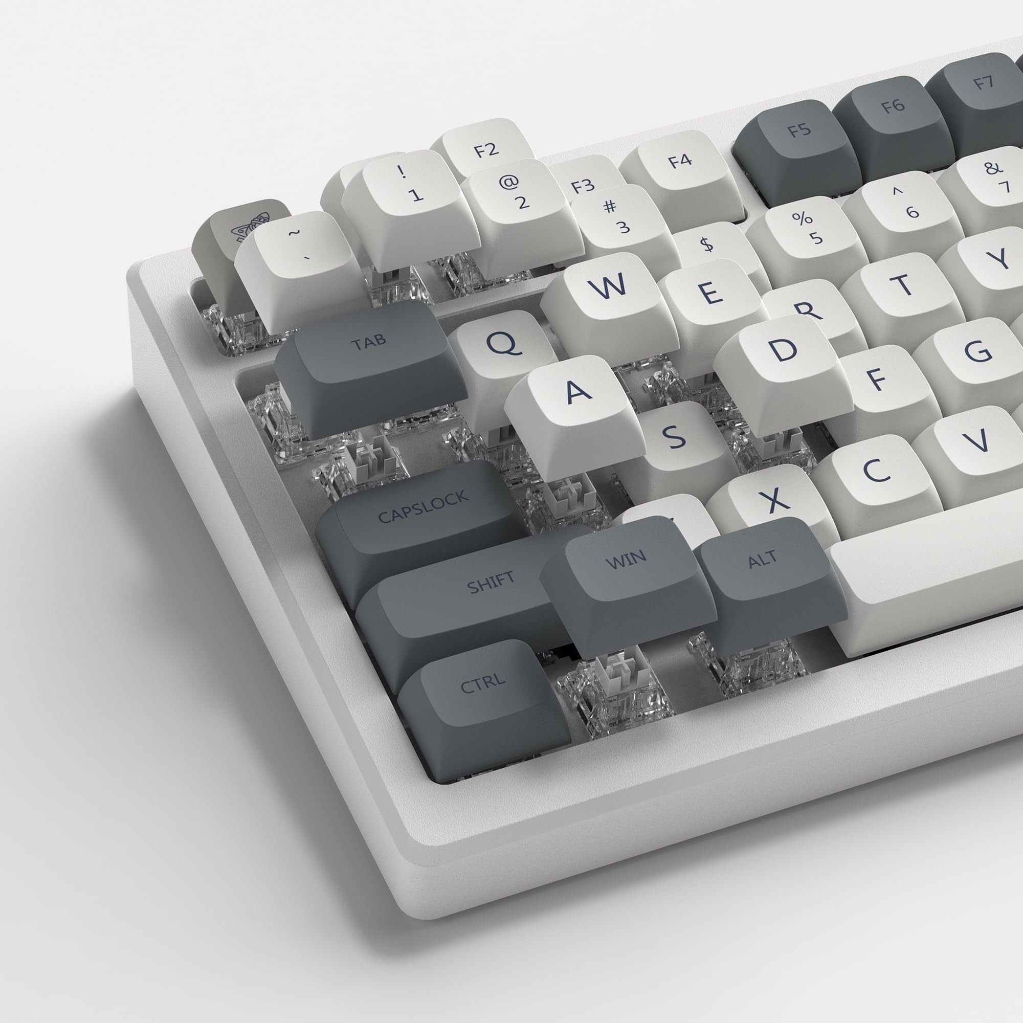 Mua Womier Retro Grey Double Shot PBT keycaps,XDA Profile keycaps 75 ...