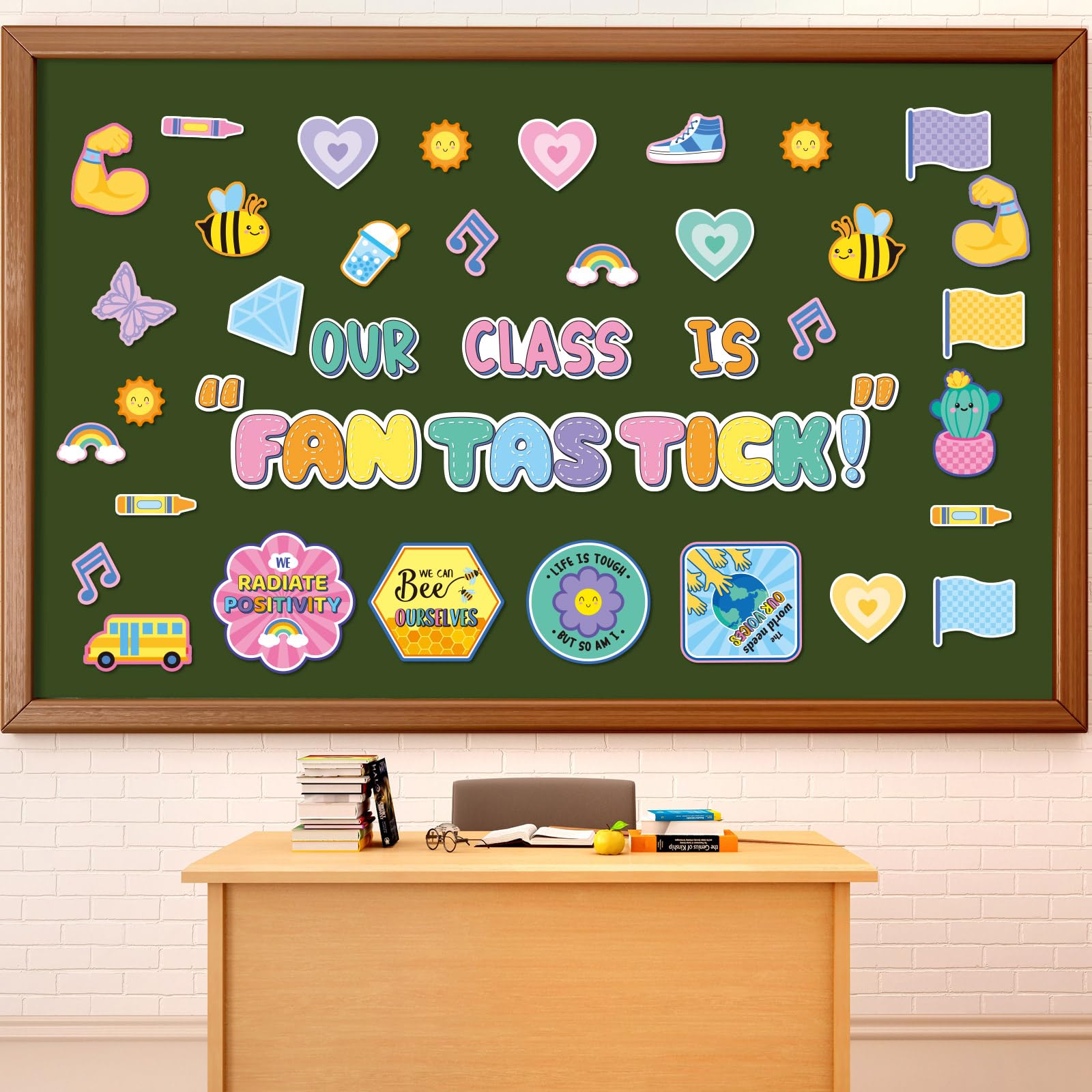 Weekgrat 113 Pcs Classroom Bulletin Board Set Welcome Bulletin Board ...