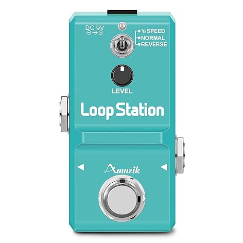 Amuzik Looper Guitar Pedal for Electric Guitar Loop Station Pedal ...