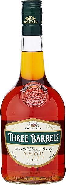 Three Barrels Brandy, 70 cl: Amazon.co.uk: Prime Pantry