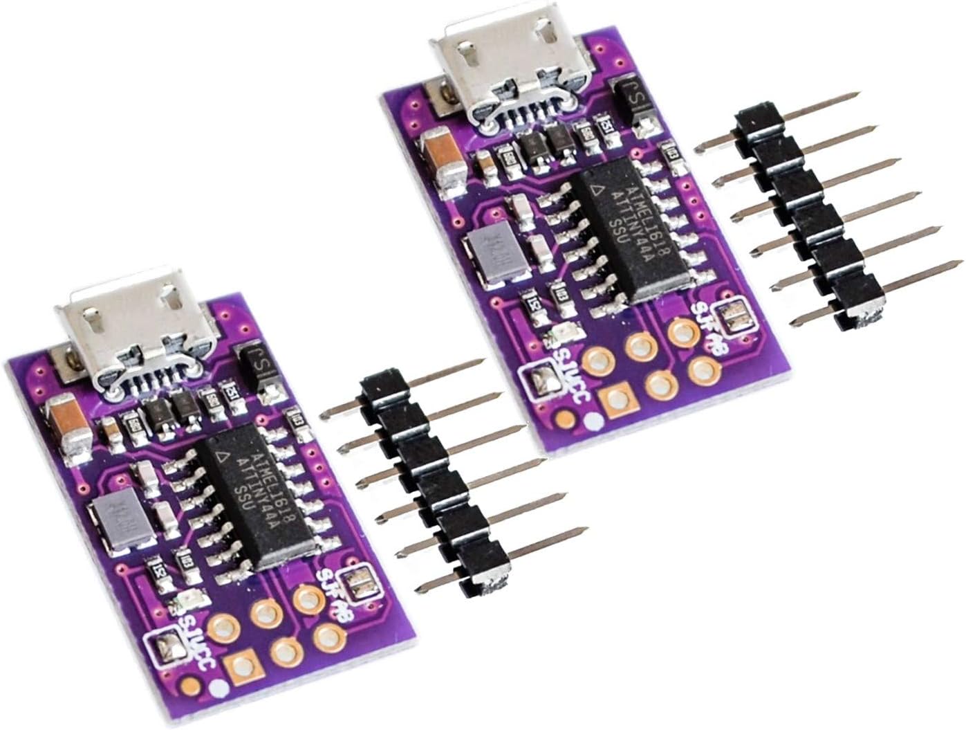 TECNOIOT 2pcs Tiny AVR ISP ATtiny44 ATTiny45 ATTiny85 USBTinyISP Programmer 5V Micro USB: Amazon ...