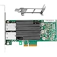 Amazon.com: X550-T2 10GB Network Card NIC 10Gb PCIe v3.0 Express ELX550AT2 Chipset Copper Dual ...