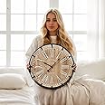 Amazon.com: 20 Inch Grand Farmhouse Wall Clock, Vintage-Inspired Wood ...
