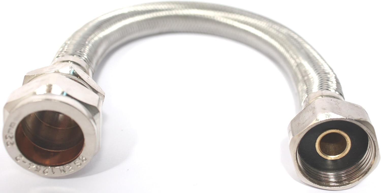 Plumb-Pak Compression Flexible Tap Connector 22mm x 3/4inch x 300mm ...