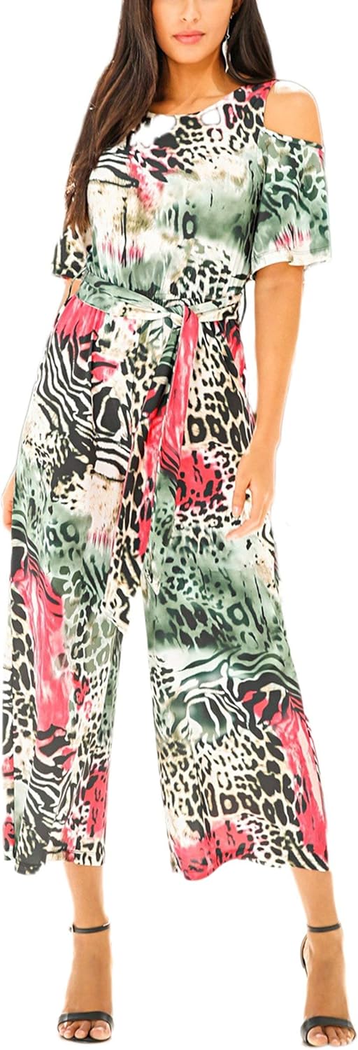 Beautisun Jumpsuit Damen Sommer Overall Off Shoulder Hosenanzug ...