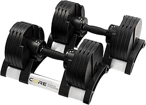 Core Fitness® Adjustable Dumbbell Weight Set by Affordable Dumbbells ...