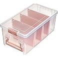 Amazon.com: ArtBin Semi Satchel Portable Craft Organizer with 3 ...