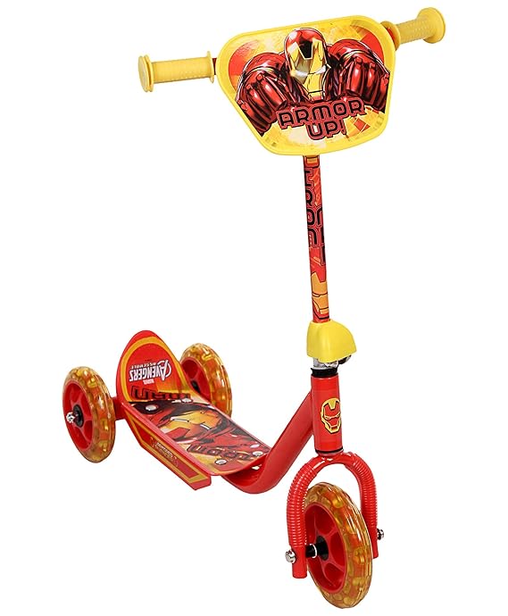 Buy Iron Man Three Wheel Scooter, Multi Color Online at Low Prices in ...