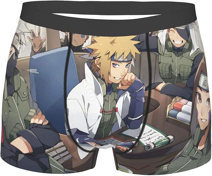 Qagia Men Boxer Briefs Long, Umaki Naruto Hatake Kakashi Namikaze ...