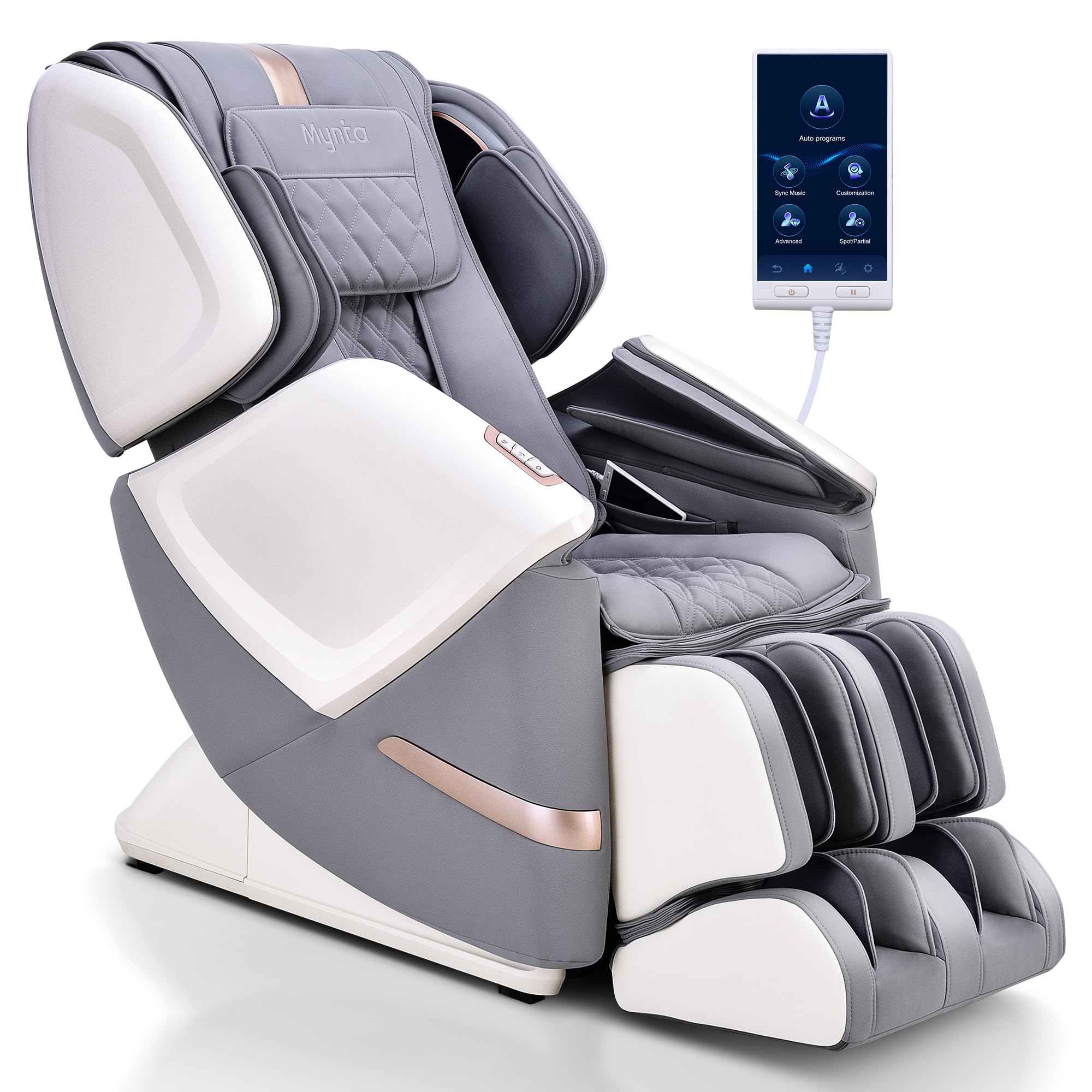 Mua Grey Office Massage Chair | 2024 | Full Body | Zero Gravity Recliner | 4D+2D Dual | Waist ...