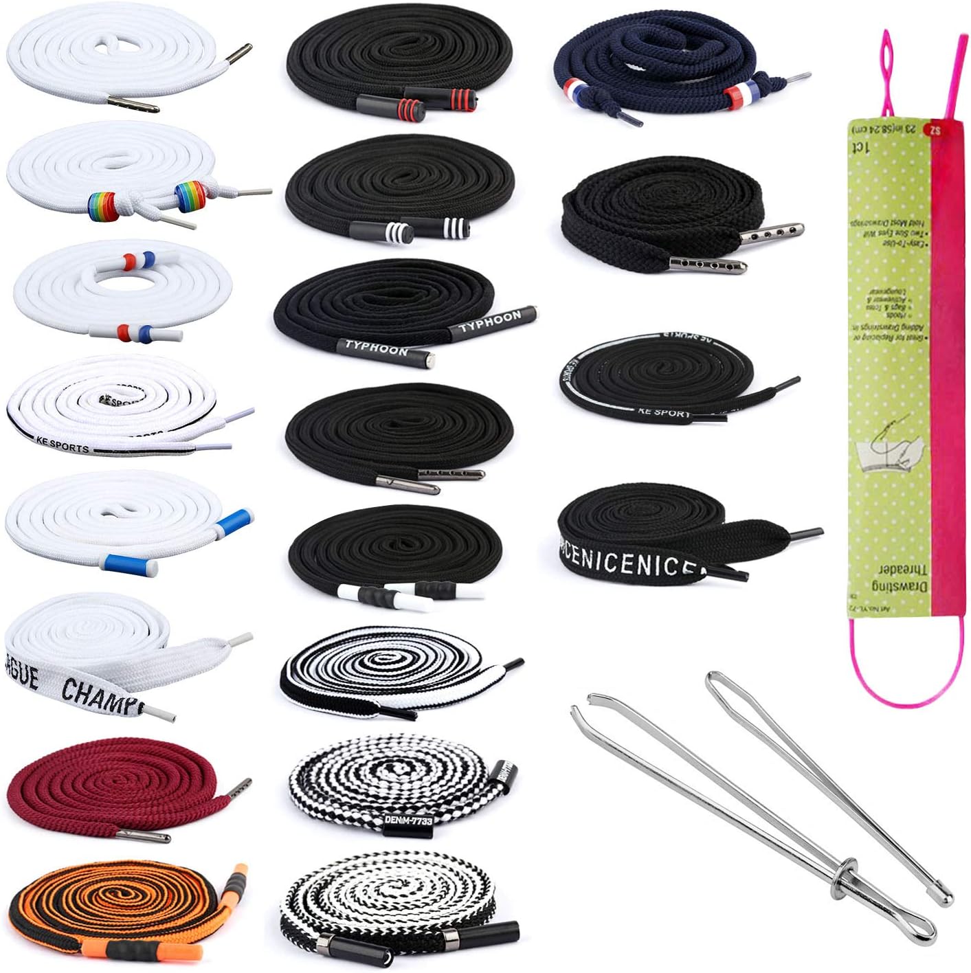 RETON 20Pcs Replacement Drawstrings Drawcords, Cotton Drawstrings Cord ...