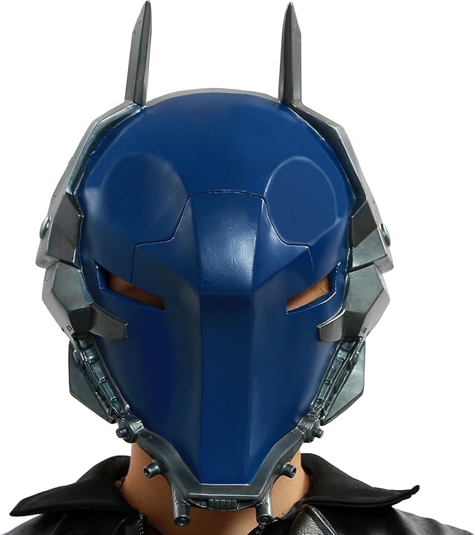 Arkham Knight Mask Bat-man Game Cosplay PVC Dark Blue Full Head Helmet ...