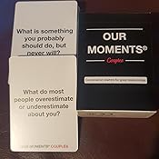 OUR MOMENTS Couples: 100 Thought Provoking Conversation Starters for ...